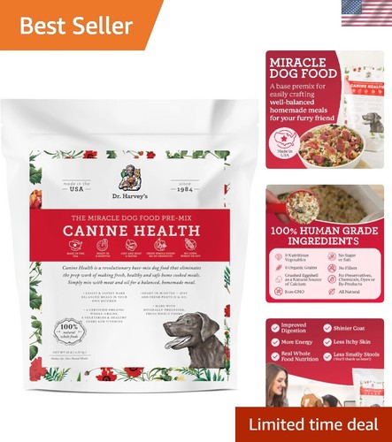 Canine Health Miracle Dog Food, Human Grade Dehydrated Base Mix for ...