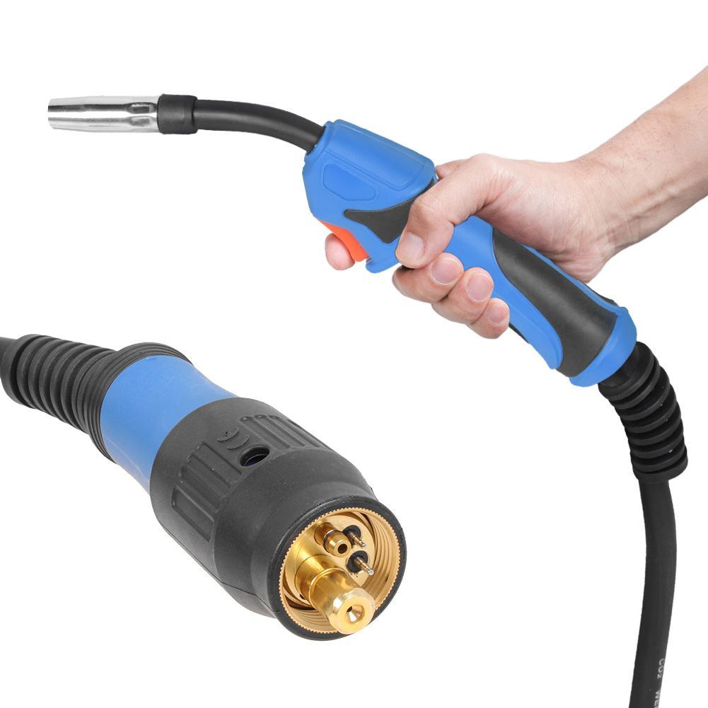 MB15 MIG Welding Torch Lance 3/4/5m Cable Euro Connector For Gas ...