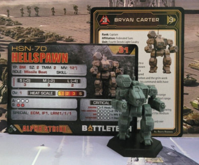 Battletech Hellspawn Mech Davion Cavalry Lance Inner Sphere | eBay