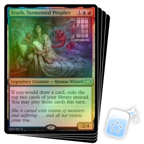 FOIL ERUTH, TORMENTED PROPHET X4 Innistrad: Crimson Vow VOW Magic MTG ...