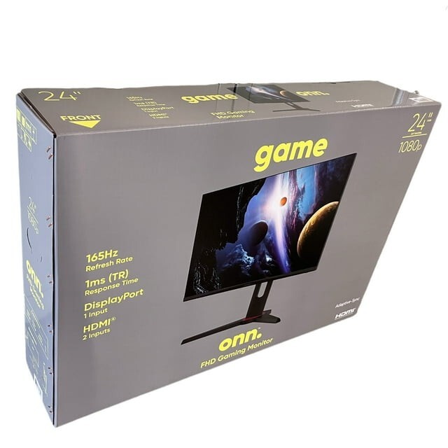 ONN 24" FHD 1080p 165hz 1ms FreeSync Gaming Monitor (100027813) - [LN ...