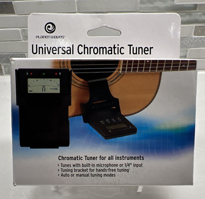 Planet Waves Universal Chromatic Tuner For All Instruments LCD LED NEW ...