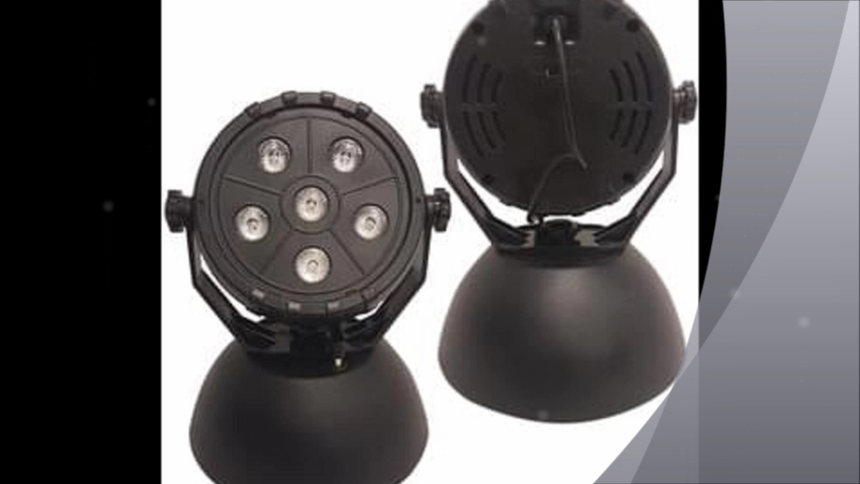 Mini LED PAR Light V3002 party DJ disco dance lamp USB battery sound ...