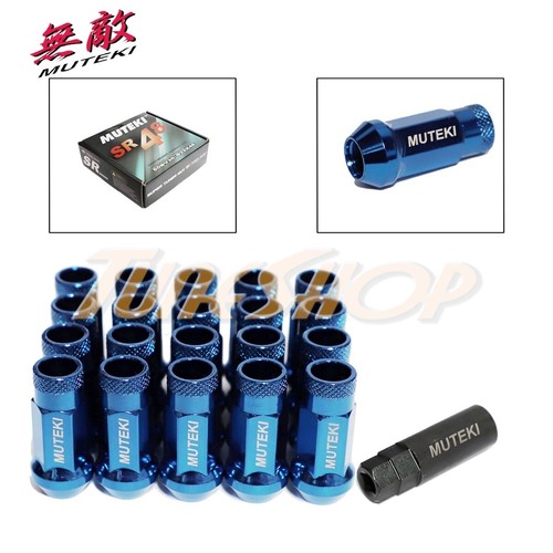 MUTEKI SR48 WHEELS LUG NUTS 12X1.5 1.5 ACORN RIM EXTENDED OPEN END 20 ...