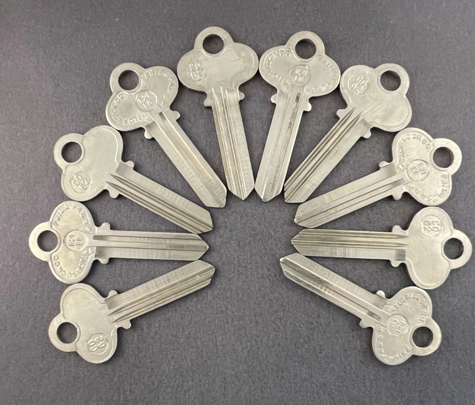 Lots of CO62 R1001EG 6CO5 Type 6 Pin Key Blanks for Corbin X1-77-6 ...