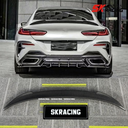 NEW Style Fit BMW 8 Series M850i 840i G14 G15 G16 Carbon Fiber Rear ...
