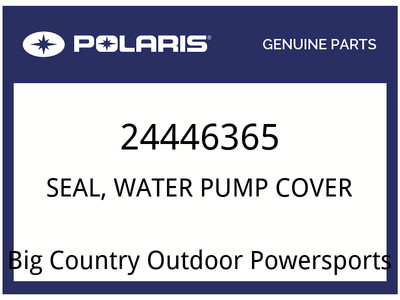 Polaris OEM Part 24446365 SEAL, WATER PUMP COVER | eBay