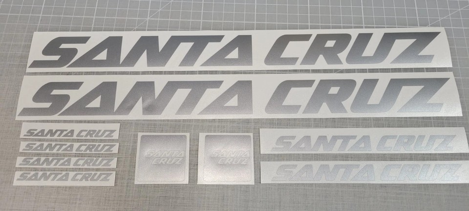 Custom Santa Cruz Decals Stickers. Bike Frame MTB Road Gravel. Lots of ...