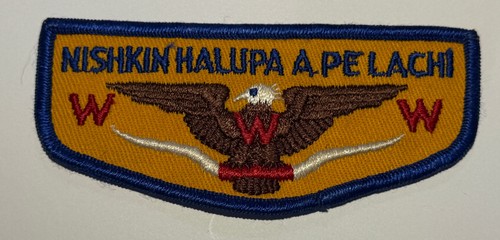 OA Lodge 489 Nishkin Halupa a Pe Lachi Twill Blue Eye Texas Flap Boy ...