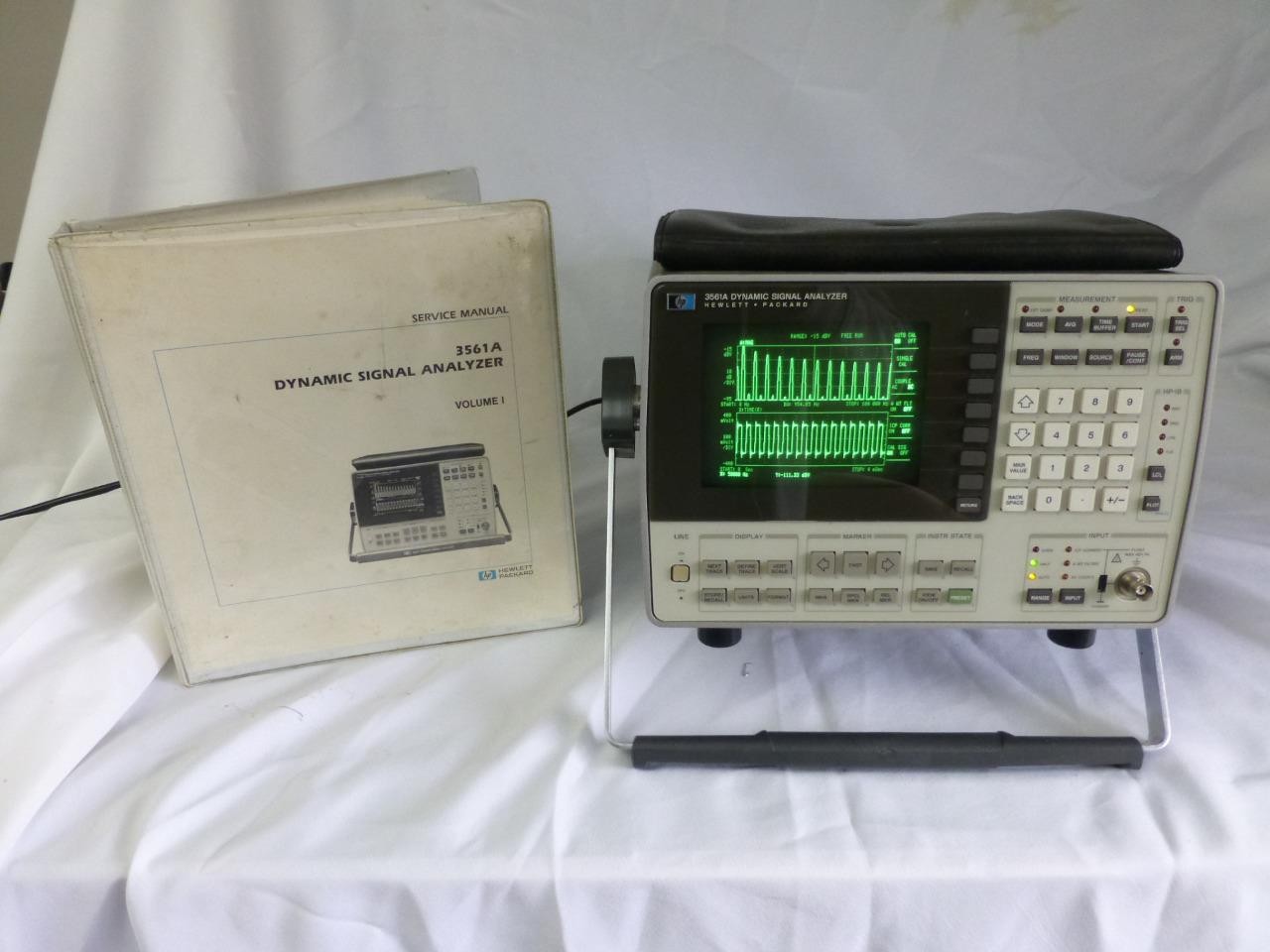 HP HEWLETT PACKARD 3561A DYNAMIC SIGNAL ANALYZER W/OPTION 1: EXT MEMORY ...