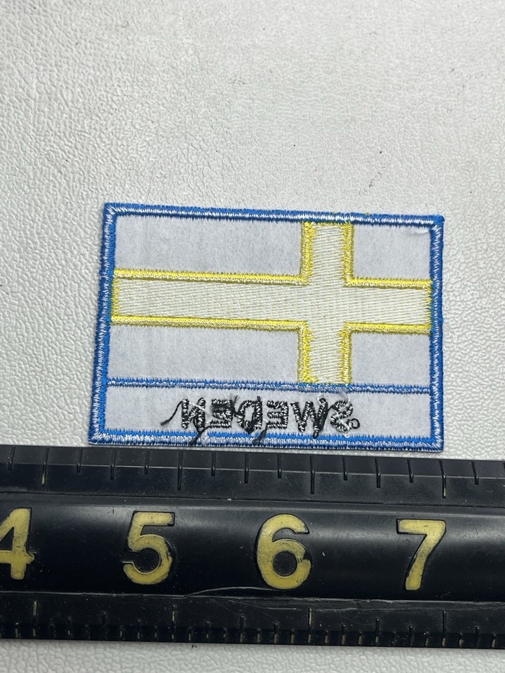 SWEDEN Nation Flag Theme Patch (World Travel & Tourism Souvenir) B049 ...