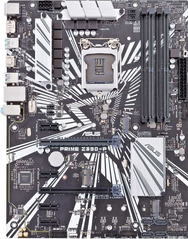 ASUS Prime Z390-P LGA 1151 Intel Z390 SATA 6Gb/s USB 3.1 ATX Intel ...