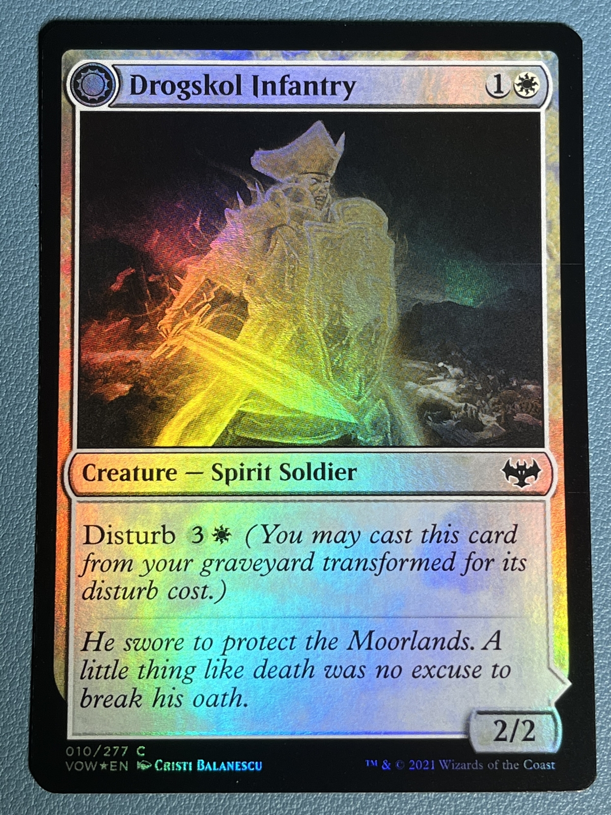 MTG Drogskol Infantry Foil Innistrad VOW NM | eBay