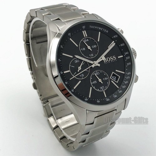 Hugo Boss Grand Prix Chronograph Stainless Steel Men's Watch 1513477 | eBay