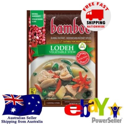 Bamboe Lodeh 54g Instant Vegetable Stew Seasoning Natural Ingredients ...