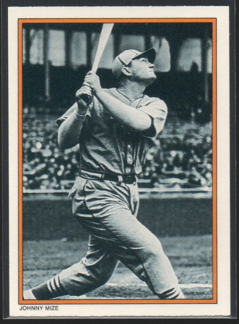 Johnny Mize 1985 Topps Circle K #32 St. Louis Cardinals Hall of Fame ...