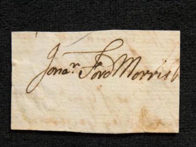 NobleSpirit {3970} Rare England Lord Jonathan Morris Signature 18th ...