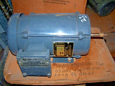 NEW BALDOR 1/4 HP ELECTRIC MOTOR 56YZ FRAME 1140 RPM 115/230 VAC 1 ...