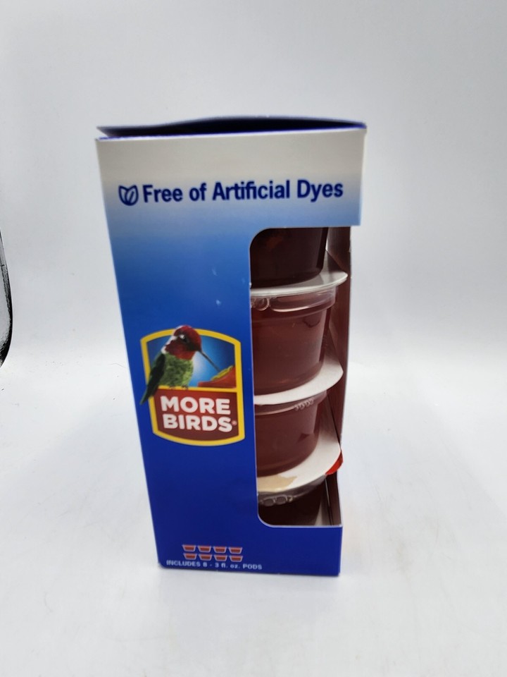 More Birds Hummingbird Nectar Pods Refill x8 - 3fl. Oz. Pods (Eight in ...