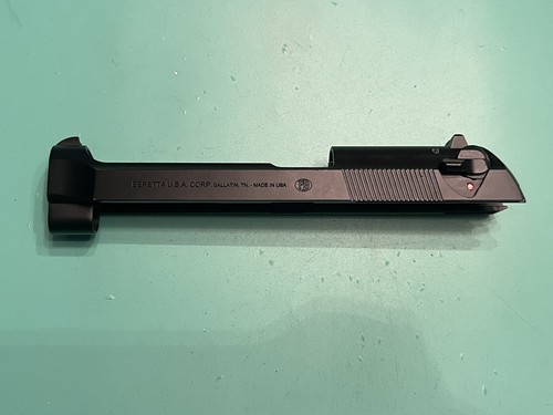 USED OEM BERETTA 92FS SLIDE BLACK FINISH USA SIGHTS FIRING PIN SAFETY ...