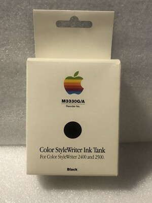Genuine Apple Color StyleWriter Ink Tank M3330G/A 2400/2500 New Sealed ...
