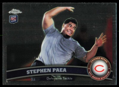 2011 Topps Chrome Stephen Paea Chicago Bears #216 | eBay