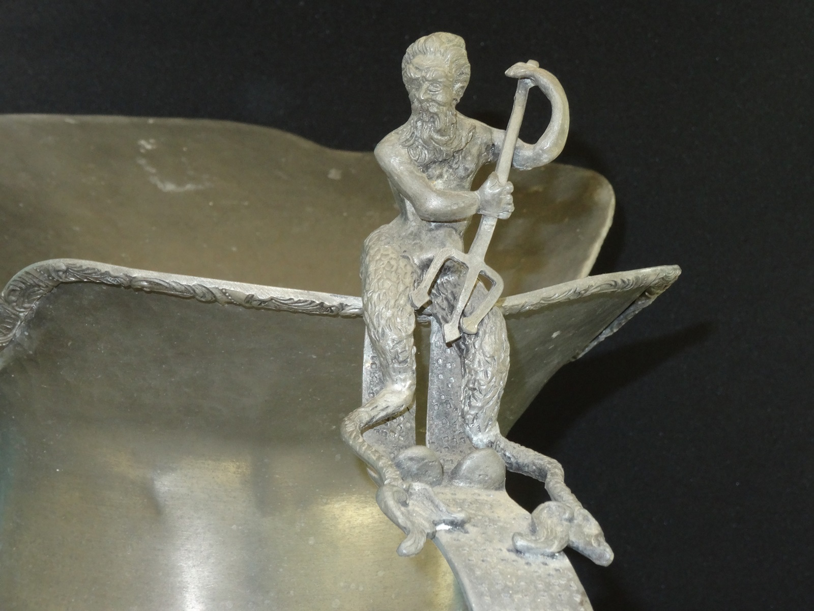 HUGE ANTIQUE ART NOUVEAU ITALIAN PELTRO 95 EWER UMBRELLA STAND w ...