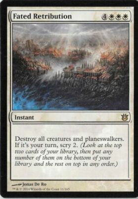 Fated Retribution Born of the Gods Rare Near Mint NM MTG Magic DNA ...
