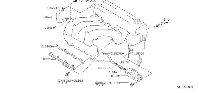 Nissan OEM 1181241B00 PCV Valve Grommet for sale online | eBay