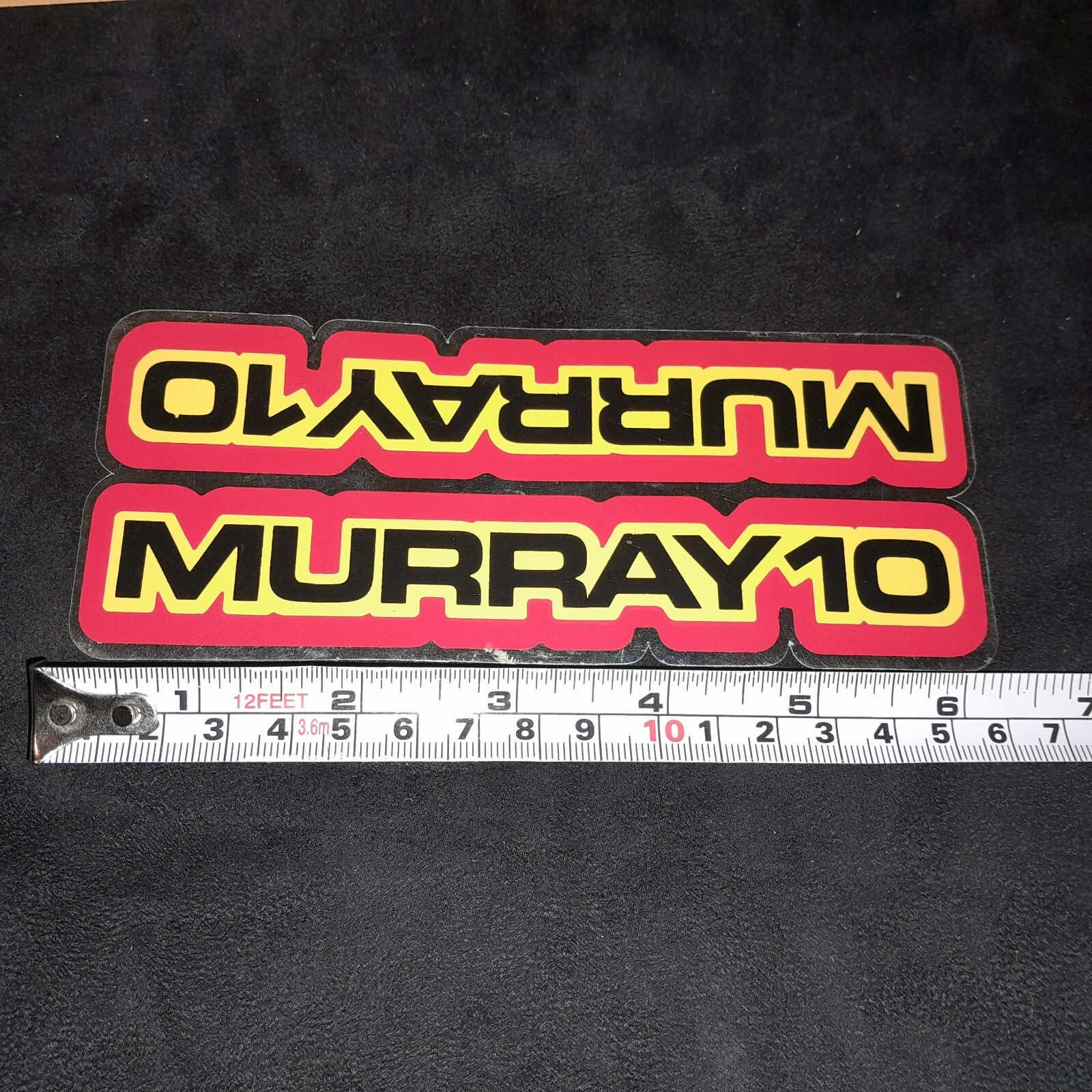 NOS Murray 10 vintage original decal / sticker bicycle bike | eBay