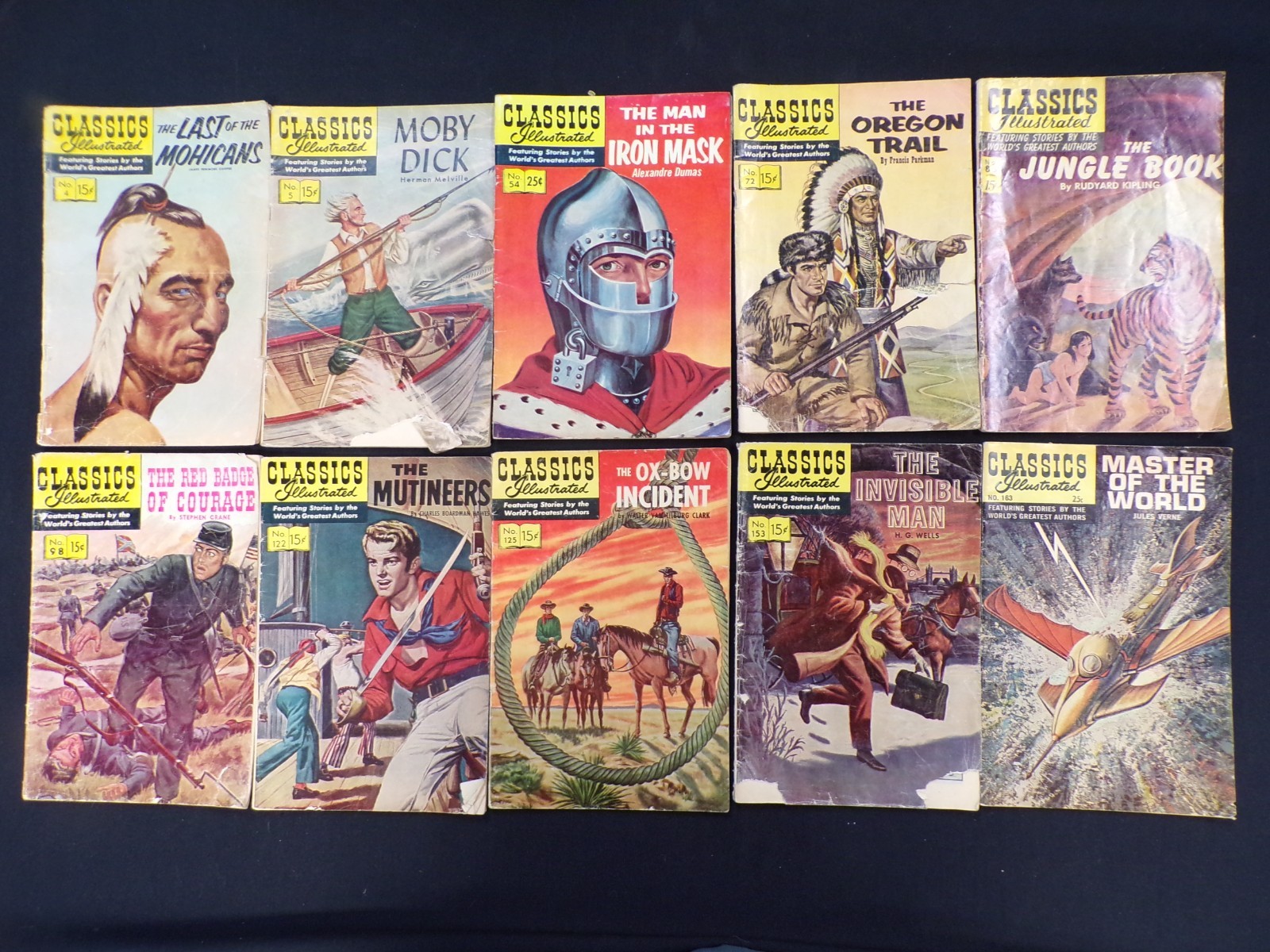 CLASSICS ILLUSTRATED LOT OF (10) GILBERTON COMPANY COMIC BOOKS | eBay