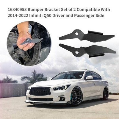 2PCS Left & Right Front Bumper Bracket Side Bracket for Infiniti Q50 ...