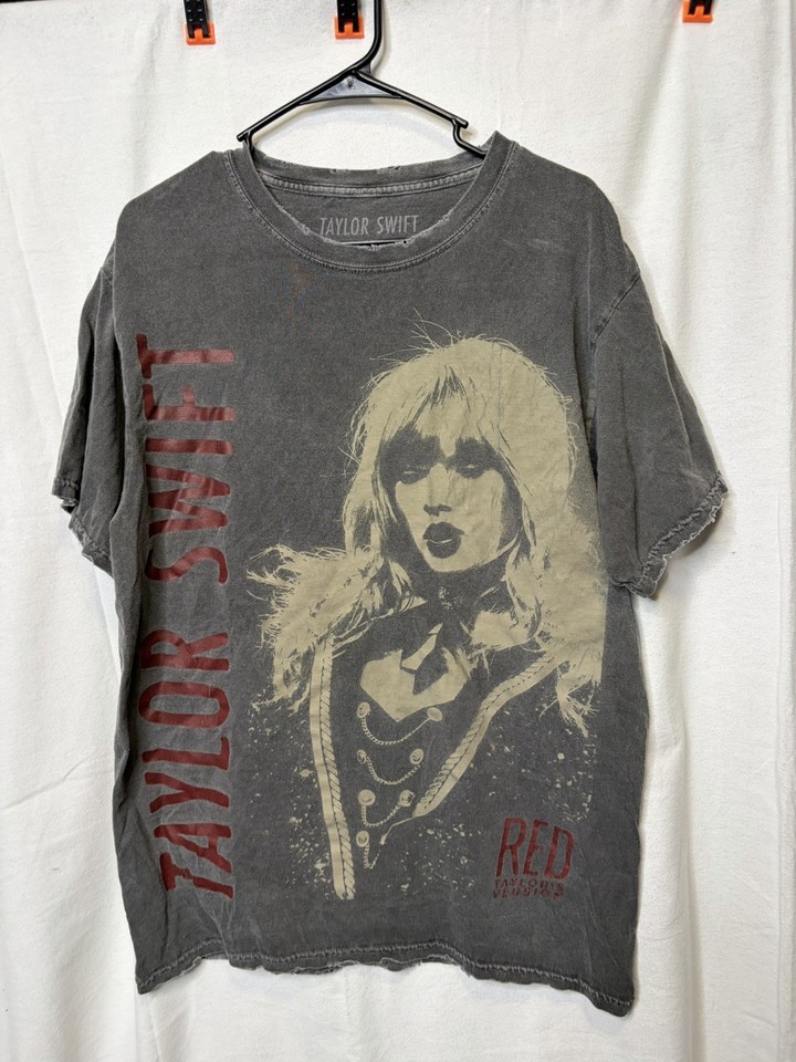 Taylor Swift Red Taylor’s Version Urban Outfitters Gray Distressed ...