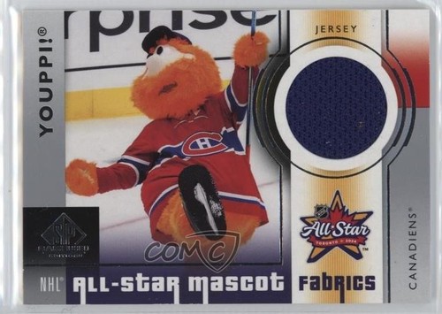 2024-25 Upper Deck SP Game Used 2024 All-Star Mascot Fabrics Youppi ! # ...