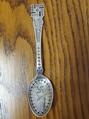 Vintage Sterling Silver Native American Souvenir Spoon Navajo? Spear ...