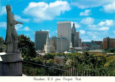 Postcard View from Prospect Park, Providence, Rhode Island | eBay