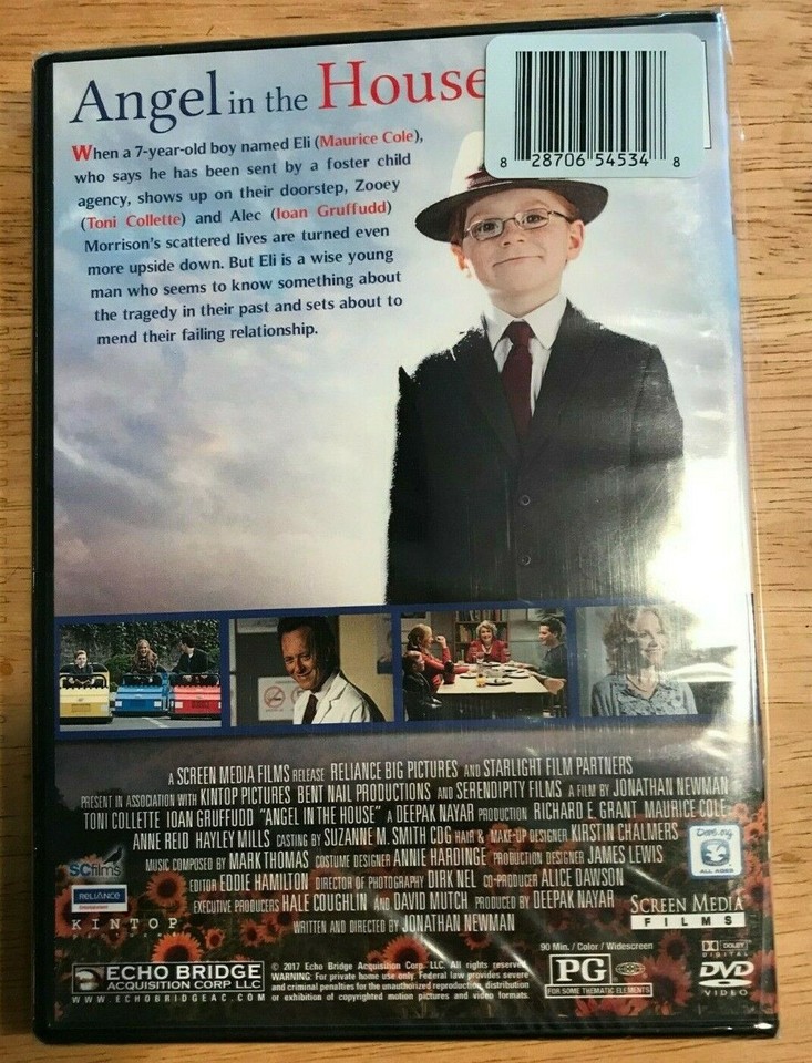 NEW ~ ANGEL IN THE HOUSE ~ DVD, 2017 ~ TONI COLLETTE, HAYLEY MILLS ~ 1 ...