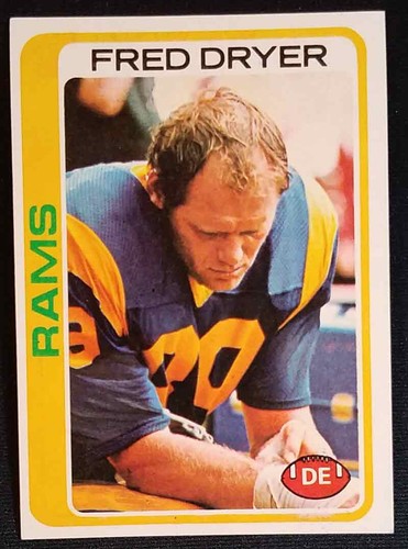 1978 Topps #366 Fred Dryer Los Angeles Rams NR-MINT++ | eBay