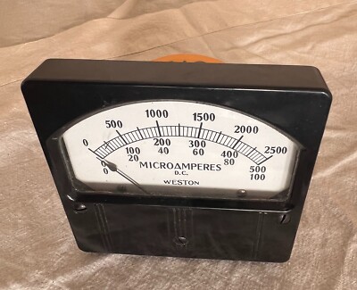 Amp & Voltmeters - Vintage Weston Meter