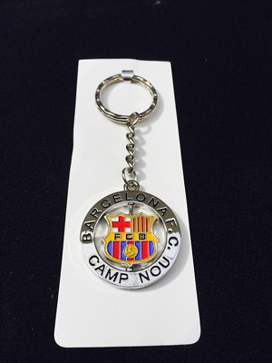 FC BARCELONA Keychain Excellent Design With Spinning Logo | eBay Australia