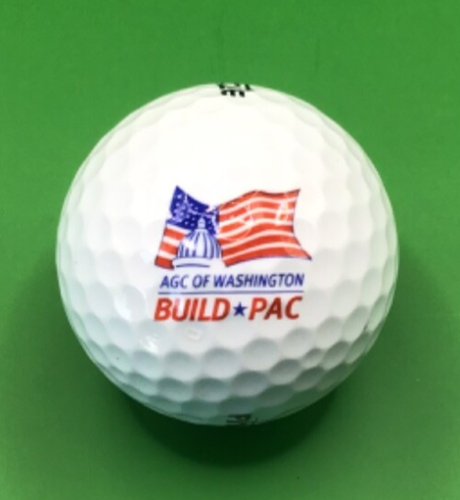AGC of Washington Build PAC company logo golf ball | eBay