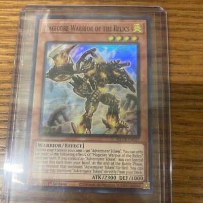 Yugioh! Magicore Warrior of the Relics - GRCR-EN027 - Super Rare - 1st ...
