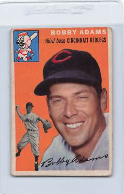 1954 Topps #123 Bobby Adams Reds VG/EX *DA-B5746 | eBay