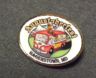 Augustoberfest Hagerstown MD Lapel Pin Travel Souvenir | eBay