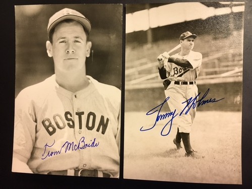Tommy Holmes Boston Braves Signed 1940s Postcard JSA Pre-certified | eBay