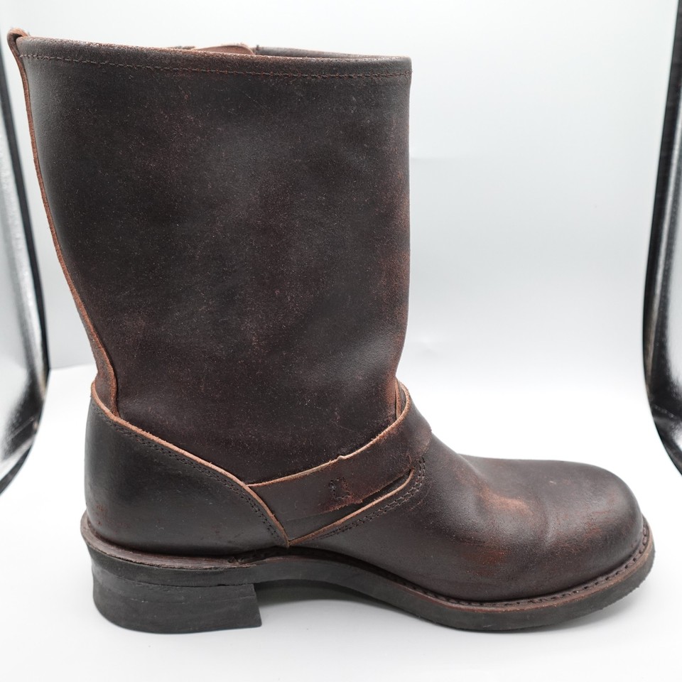 Frye Engineer Boots Mens10 Leather Harness Moto Western biker USA ...