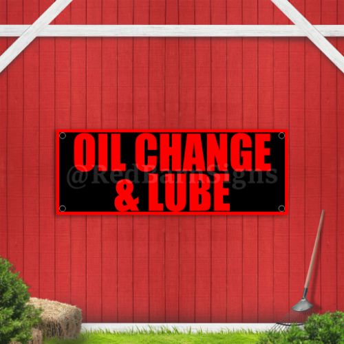 Oil Change & Lube Indoor Outdoor Vinyl Banner Design | eBay