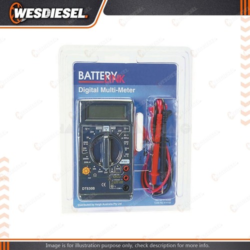 Battery Link Digital Multimeter - Ideal for Testing Battery Voltage ...