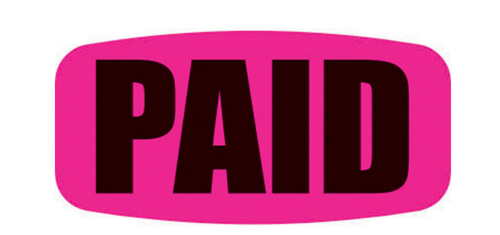 PAID PINK BLACK LABELS 1000 PER ROLL GREAT STICKERS | eBay