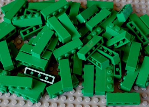 Bulk LEGO: 60 x Green 1x4 standard bricks (3010) - Combine ship | eBay ...